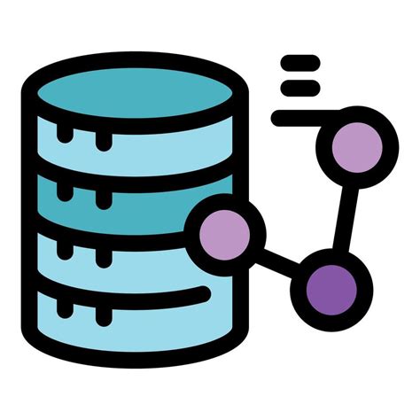 Database Transferring Data Through Network Connection 55587250 Vector