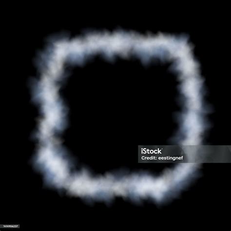 연기 둥근 사각형 검은 배경에 고립되어 있습니다 벡터 일러스트레이션 정사각형에 대한 스톡 벡터 아트 및 기타 이미지 정사각형 직사각형 안개 Istock