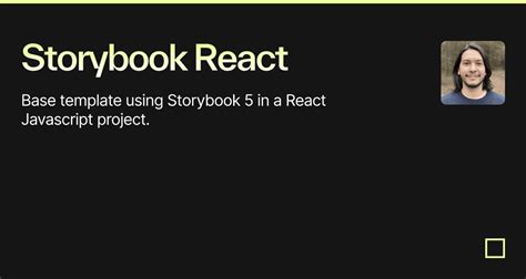 Storybook React Codesandbox