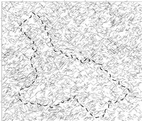 B The Result Of Digital Lineament Extraction From The Fused Download Scientific Diagram