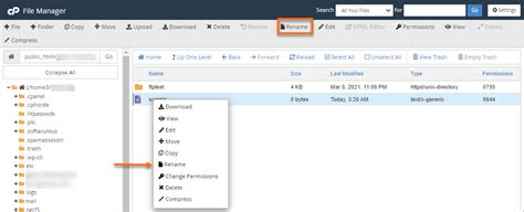 How To Createeditdelete A File Using The File Manager