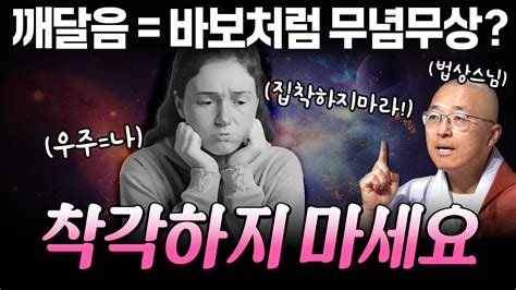 깨달음바보처럼 무념무상 착각하지 마세요 법상스님의 육조단경과 마음공부 법상스님 육조단경 마음공부 Youtube