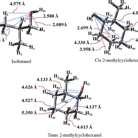 The Optimized Structures Of Isobutanol Cis And Trans Download Scientific Diagram
