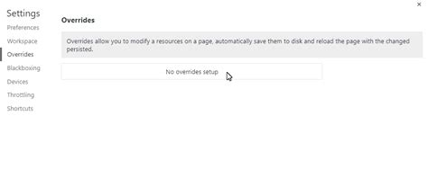 Mapping に代わるネットワークリソースの永続化機能 ― 通常版の Chrome Devtools のローカルオーバーライドを使用可能に