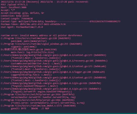 An Error Occurred When Uploading Files Was Canceled · Issue 3439 · Gin Gonicgin · Github