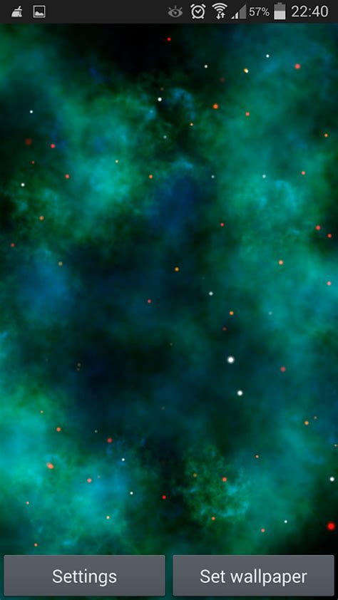 Cyan Nebula Live Wallpaper Apk Para Android Descargar