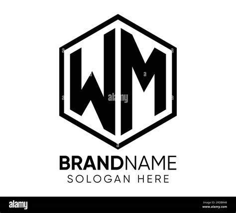 Wm Letter Logo Design Cut Out Stock Images And Pictures Alamy