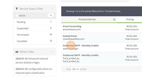 Add Credits For Outbound Smtp Monthly Plan Upgrade