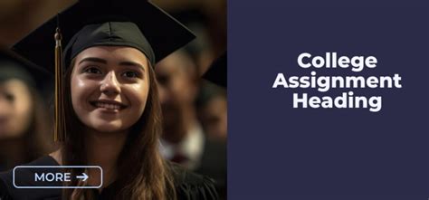 A Simple Guide For Formatting A College Assignment Heading Real Life Examples
