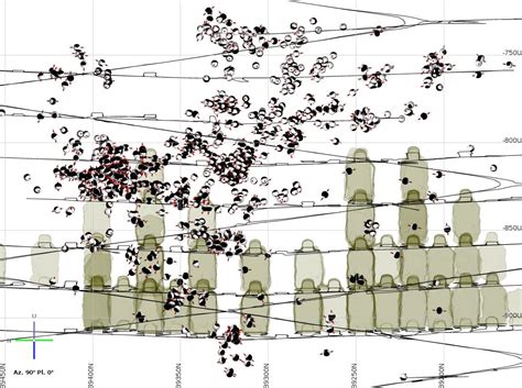 Using Microseismic Data To Identify Weak Geological Features