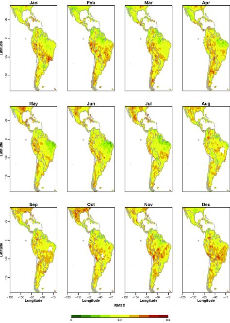 Root Mean Squared Error Rmse Between The Observed And Forecast Spi3 Download Scientific