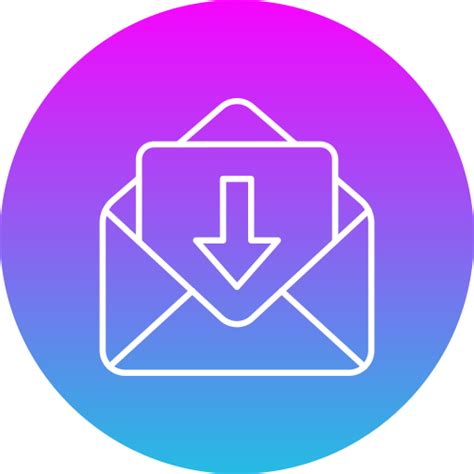 Mail Inbox Generic Gradient Fill Icon