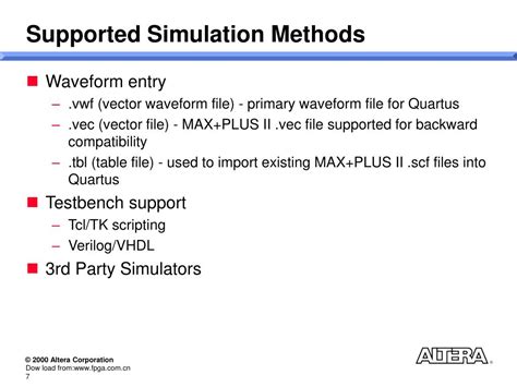 Ppt Quartus Simulator Powerpoint Presentation Free Download Id6127424
