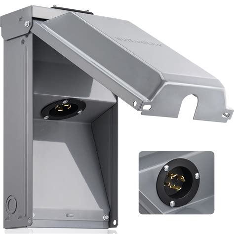 Buy Suraielec 30 Amp Generator Inlet Box Nema L14 30p Power Inlet Box