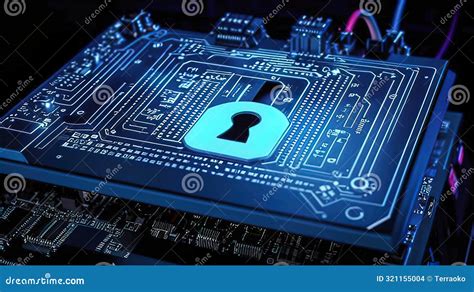 Concept Of Secure Connection Or Cyber Security Service Security Lock With Login And Connection