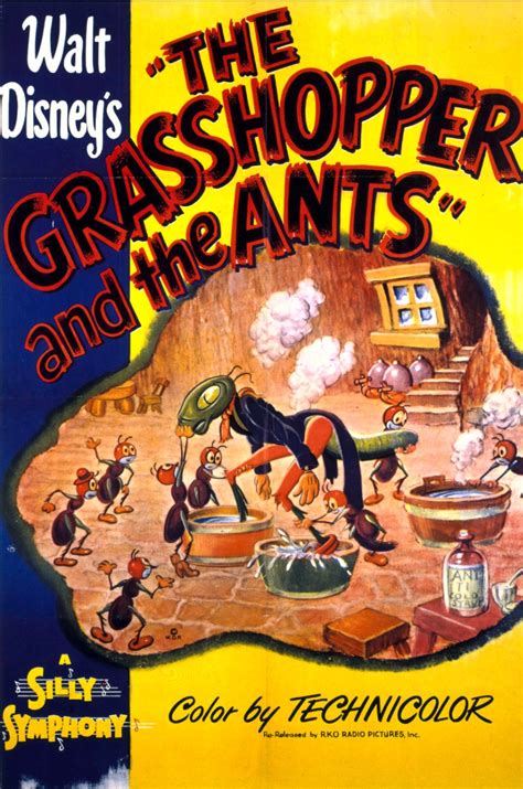 Grasshopper And Ant Cartoon