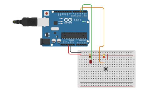 Circuit Design Encender Y Apagar Led Tinkercad