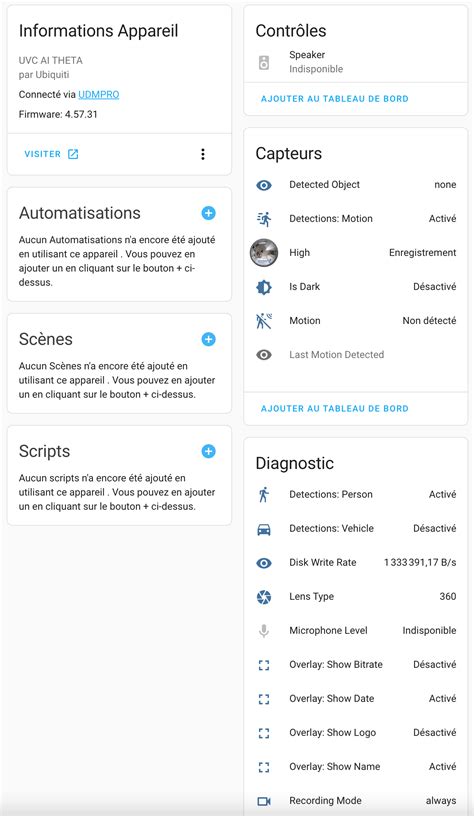 Unifi Cameras No Device Configuration Or Privacy Zone Issue Home Assistant Core