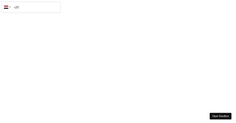 React Country Phone Code Picker Forked Codesandbox