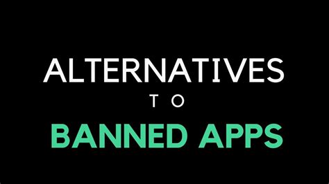 Banned Apps Alternatives Links In Description Top Rated Alternatives YouTube