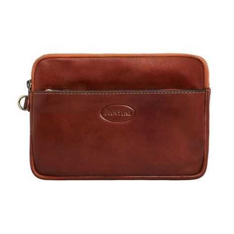 Brūna ādas Clutch Fantini Pelletteria