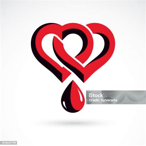 심장 모양 및 혈액 방울의 벡터 그림 심장 혈관 시스템의 질병 해결 약국에서 사용 하기 위해 개념적 상징 건강관리와 의술에 대한 스톡 벡터 아트 및 기타 이미지 Istock