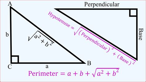 How To Calculate The Perimeter Of A Right Triangle