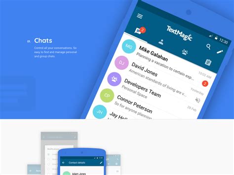 Textmagic Android App By Vitaliy Stepanenko On Dribbble