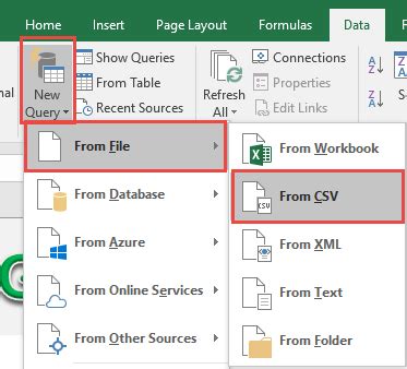 Import Data From CSV Using Power Query MyExcelOnline Excel Tutorials Microsoft Excel