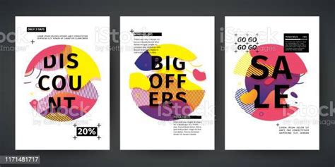 판매 및 제공 배너의 템플릿 디자인을 설정합니다 추상 현대 그래픽 원 요소 형태와 선 주위에 동적 그라데이션 색상 전단지 액체