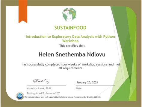 Snethemba Ndlovu On Linkedin Sustainablefoodsystems Python Dataanalysis Continuouslearning