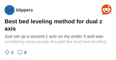 Klipper Auf Druckern Mit Bed Probe Und Zwei Unabhängigen Z Motoren Mit Endstops Klipper 3d