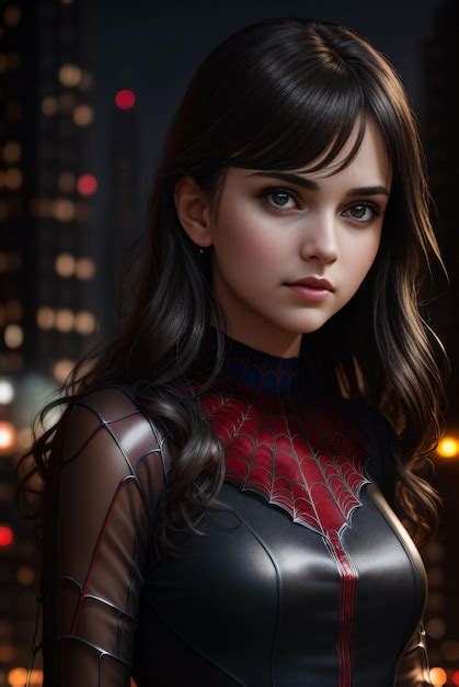 Premium Ai Image Photo Of A Beautiful Woman With Super Hero Costume