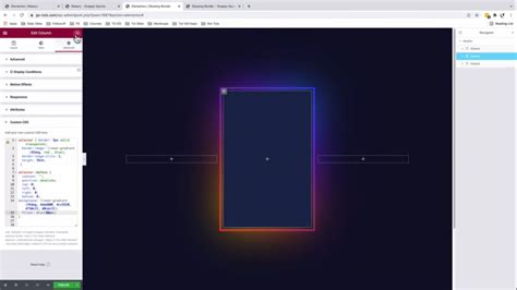 How To Make A Glowing Gradient Border In Elementor Pro