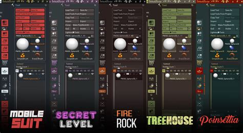 Artstation Zbrush Ui Colors Iii User Interface Colors Resources