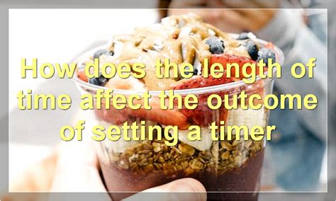 The Benefits Of A 65 Minute Timer Food Readme