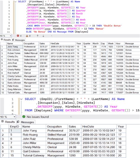 Datediff Sql
