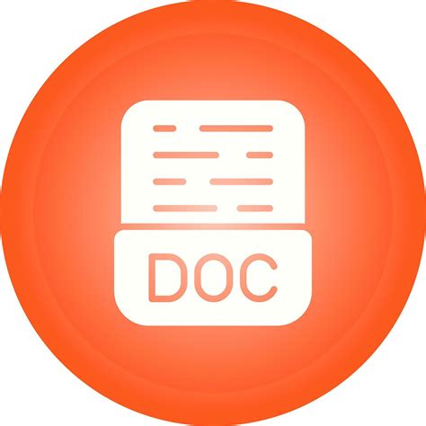 Doc Vector Icon 28165358 Vector Art At Vecteezy