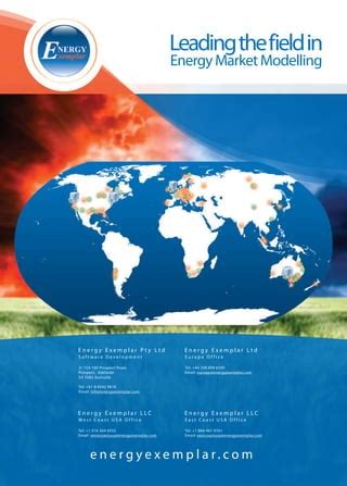 PLEXOS Integrated Energy Model Energy Exemplar PDF