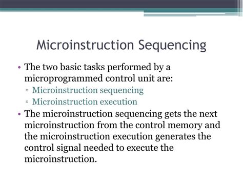Ppt Microprogrammed Control Powerpoint Presentation Free Download