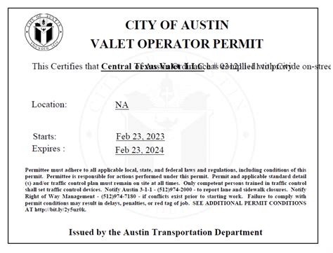Bug Valet Operator Permit Text Illegible · Issue 11572