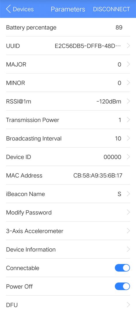 IBeacon Android On MOKOSmart