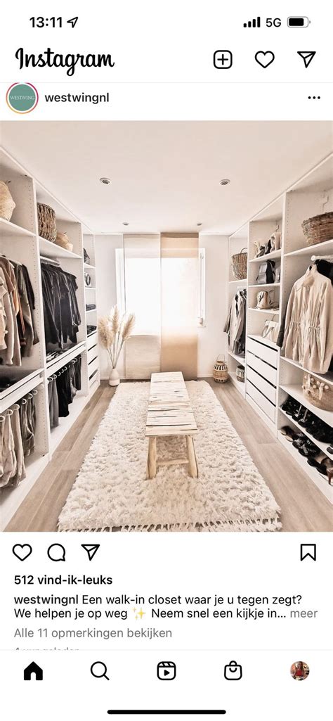 Pin Van Valerie Van Eck Op Kledingkamer Interieur