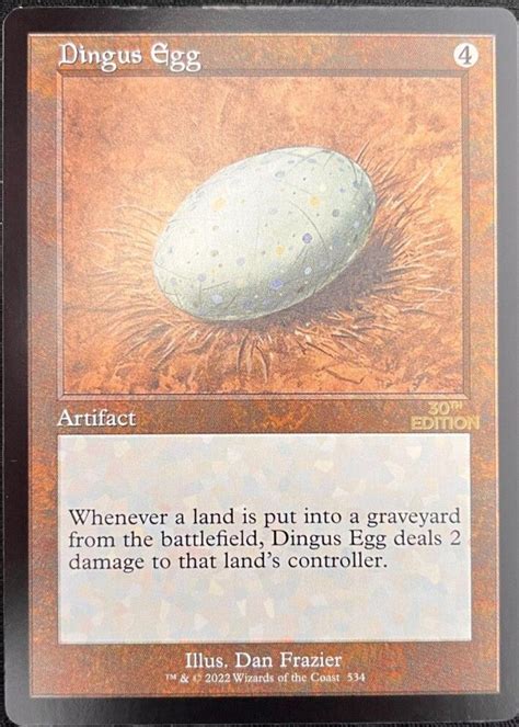 Dingus Egg 534 Prices Magic 30th Anniversary Magic Cards