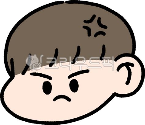 남자표정 화난남자 화내는남자 기분상한남자 남자캐릭터 사진이미지일러스트캘리그라피 영카소작가