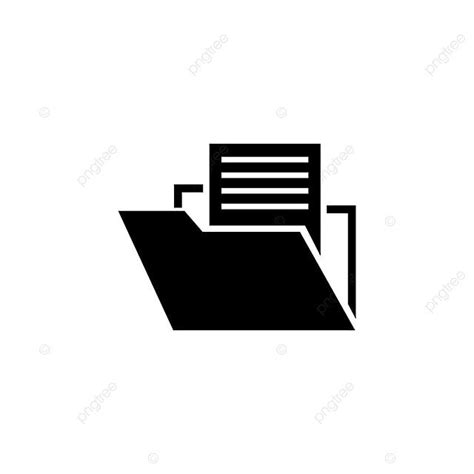 Open File Folderdocument Vector Icon School Storage Automotive Vector School Storage