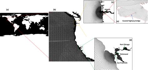 A Global Unstructured Mesh With B Successive Local Refinements In Download Scientific