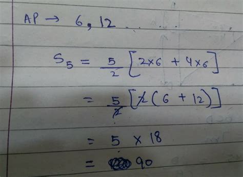 Find The Sum Of First Five Positive Integer Which Are Divisible By 6