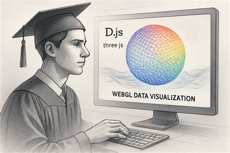 d3 js와 three js 연동 webgl 데이터 시각화