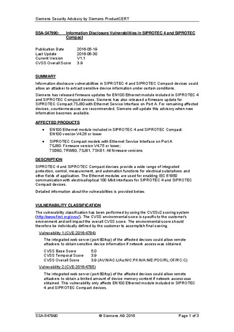 Siemens Siprotec Compact Model